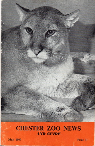 Chester Zoo (news) guide or guidebook for 1969-05.